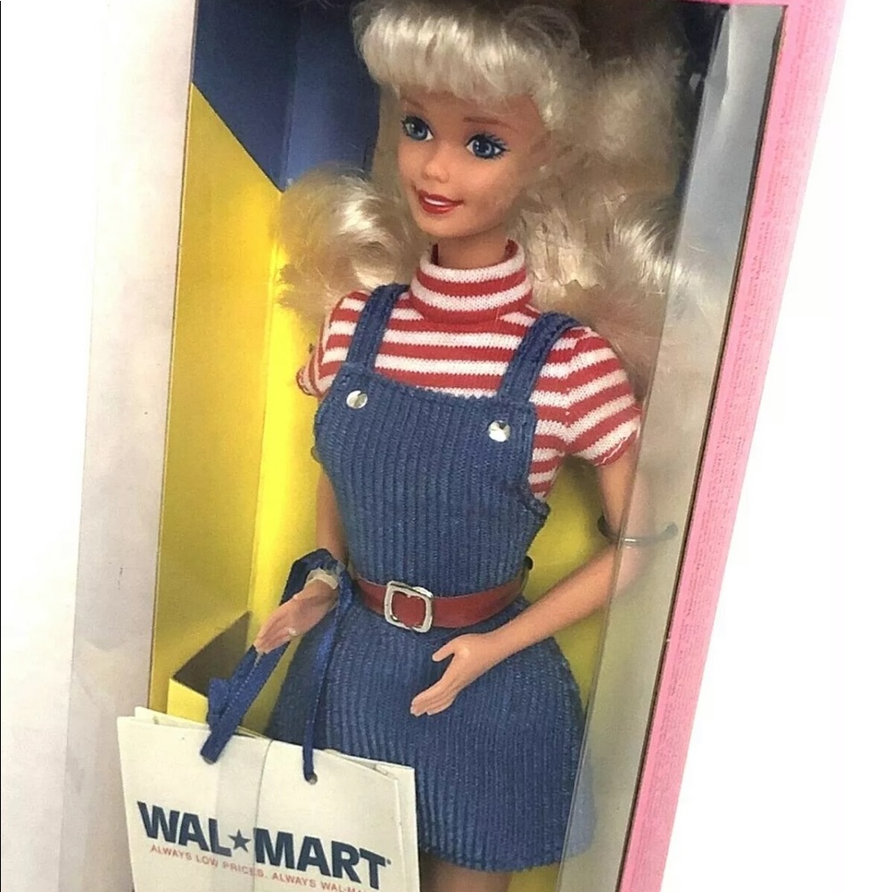 1997 Walmart Shopping Time Se Barbie Doll Nrfb - Gem